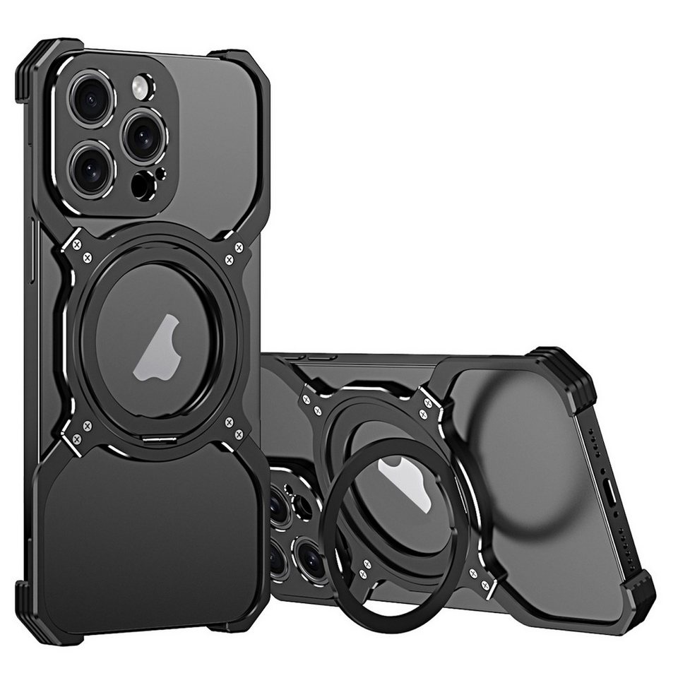Wigento Handyhülle Für Apple Iphone 16 Pro Max Metall Hülle