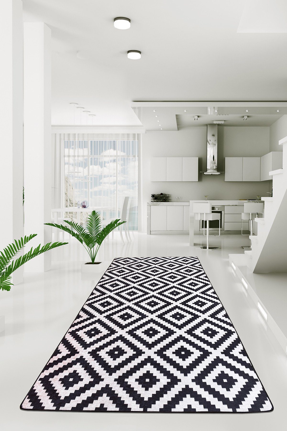 Conceptum Hypnose Teppich 100% POLYESTER, 80 x 200 cm L3912