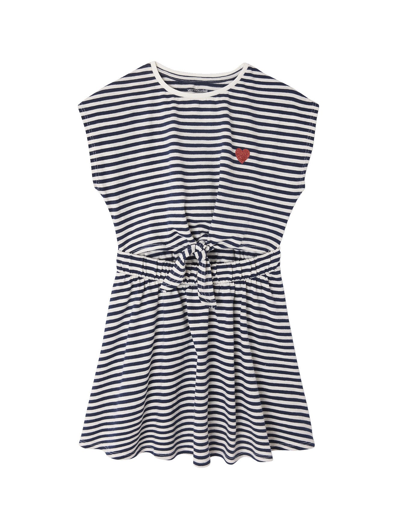 vertbaudet Minikleid Mädchen 2-in-1-Kleid 1er-Pack, 2-in-1-Effekt