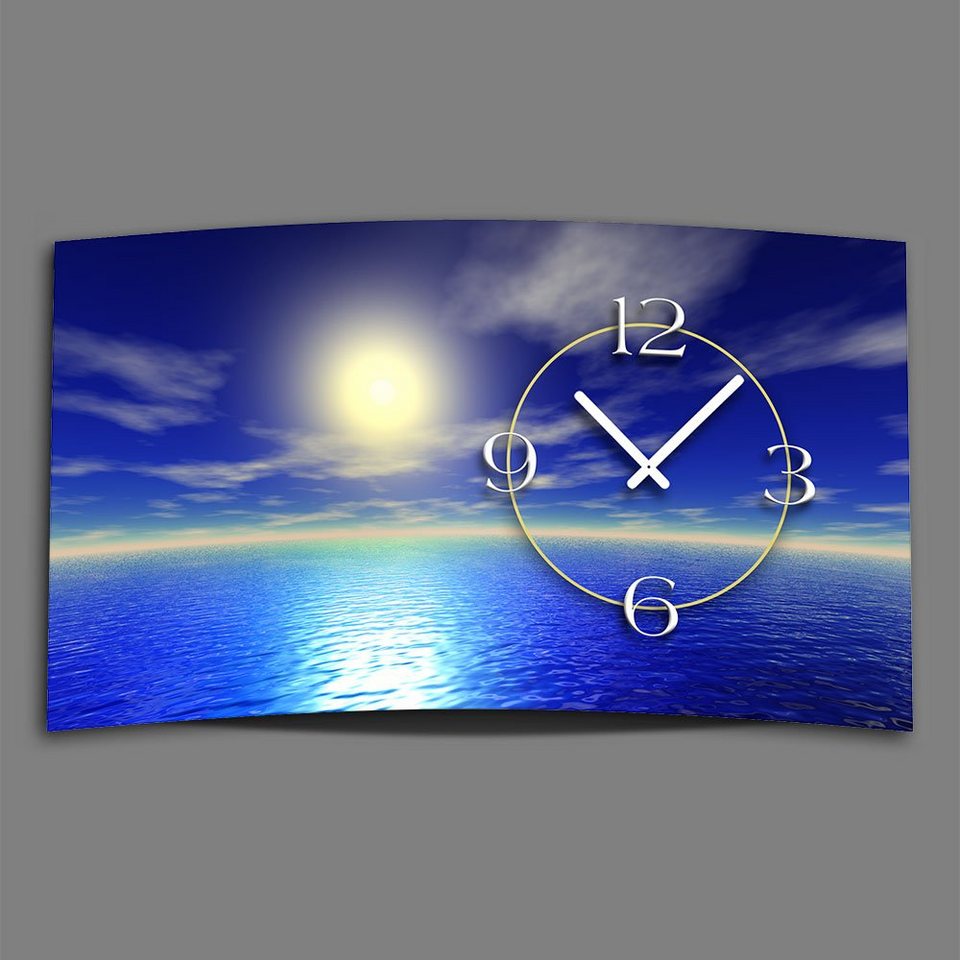 Dixtime Wanduhr Digital Designer Art Ocean Designer Wanduhr Modernes