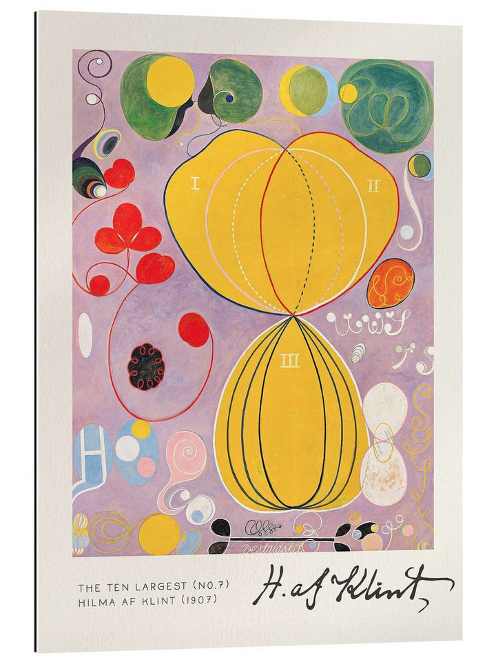 Posterlounge Xxl Wandbild Hilma Af Klint The Ten Largest No 7