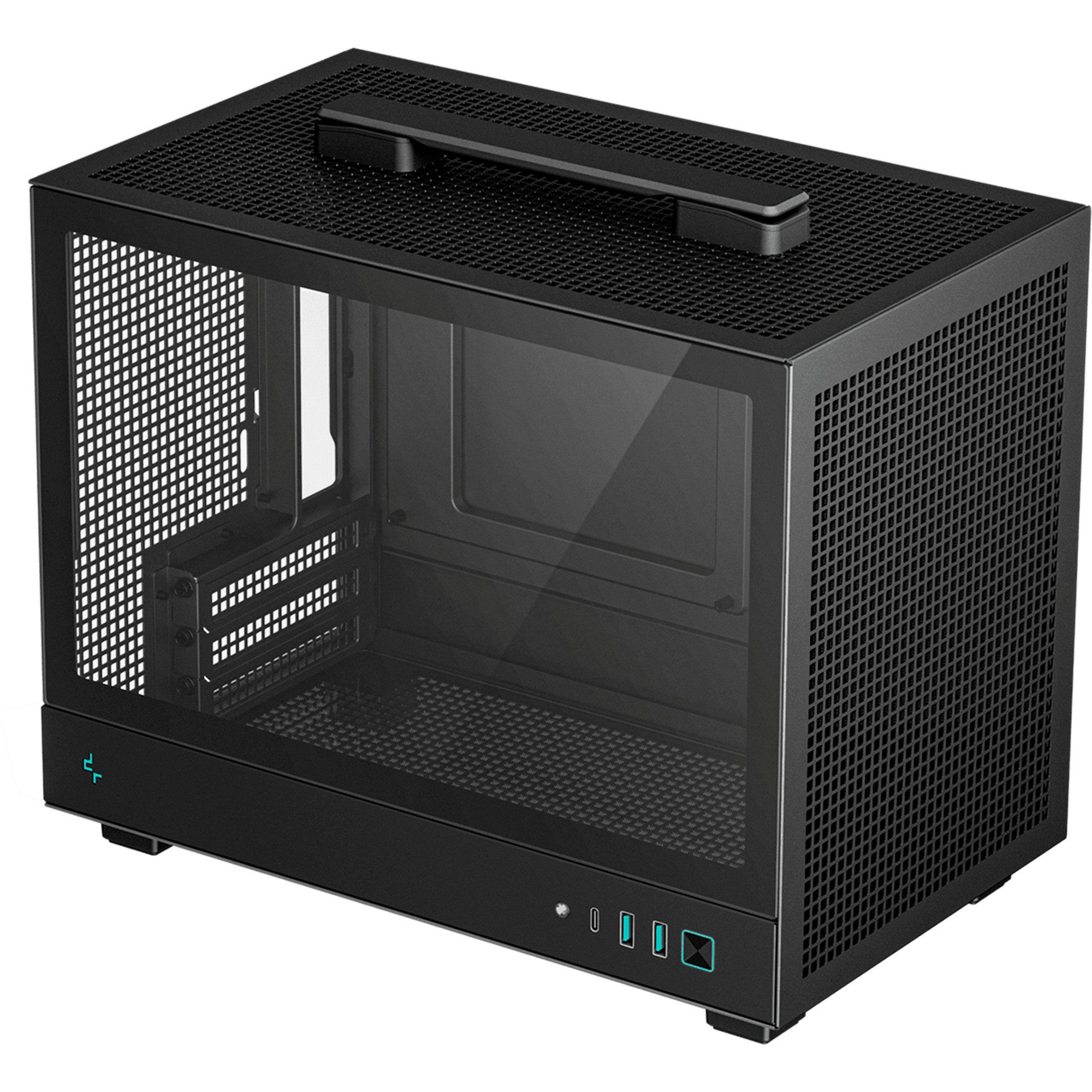 DeepCool PC-Gehäuse DeepCool CH160, Tower-Gehäuse, (Tempered Glass ...