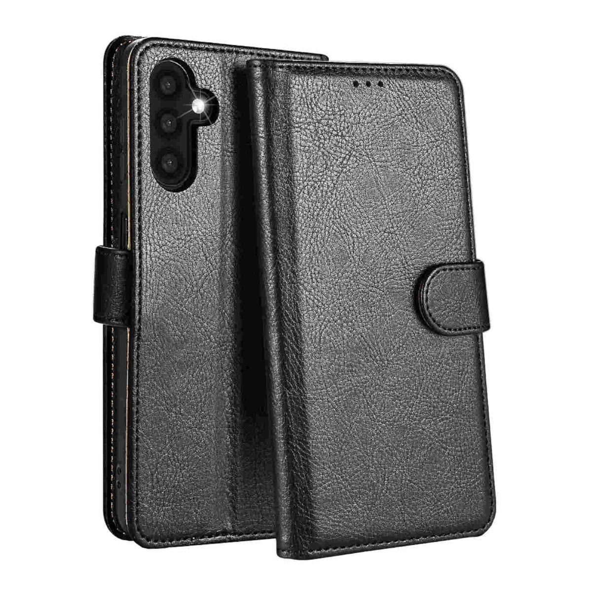 Wigento Smartphone Hülle Für Samsung Galaxy A55 Book Wallet Premium