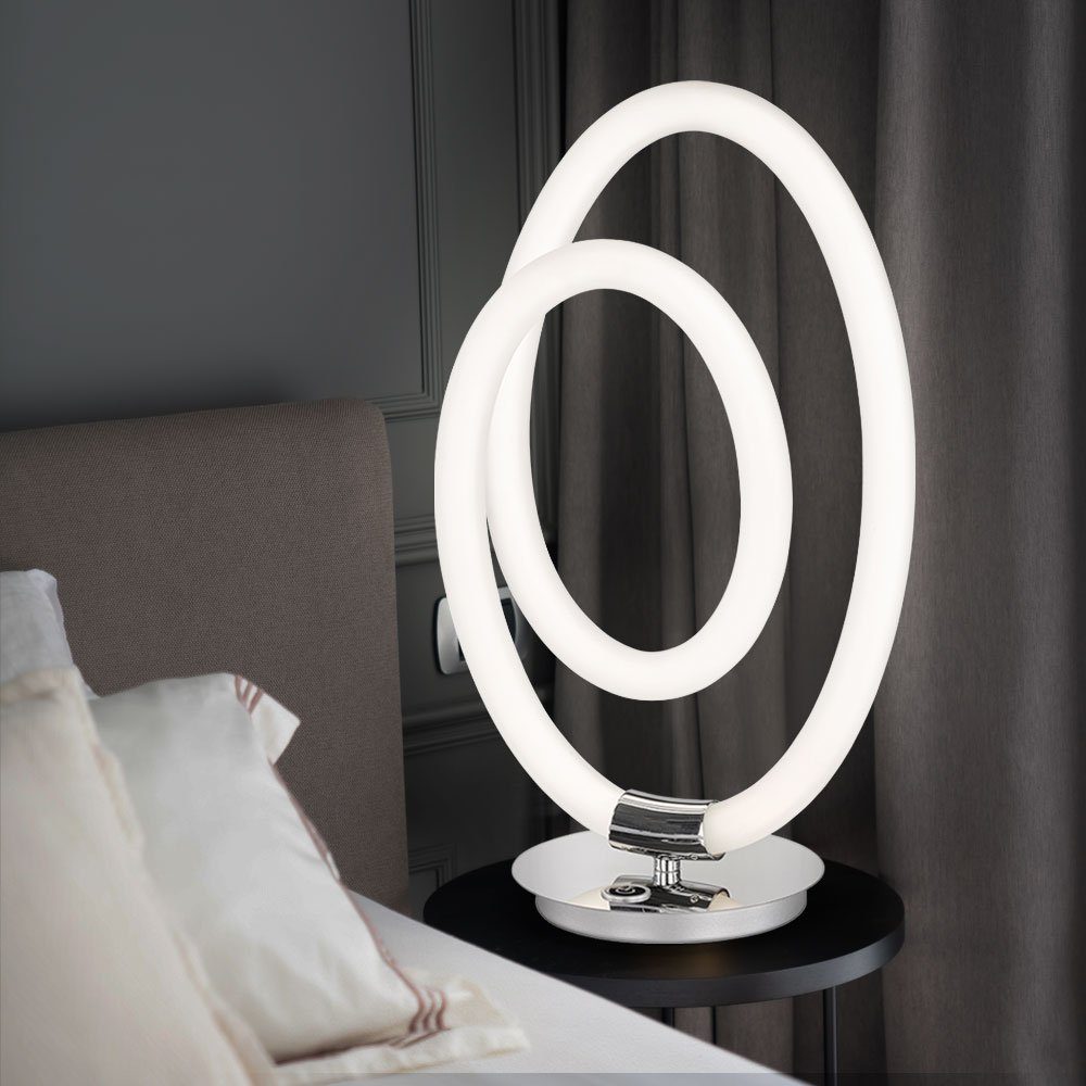 Wofi Led Tischleuchte Led Leuchtmittel Fest Verbaut Warmweiß Touch