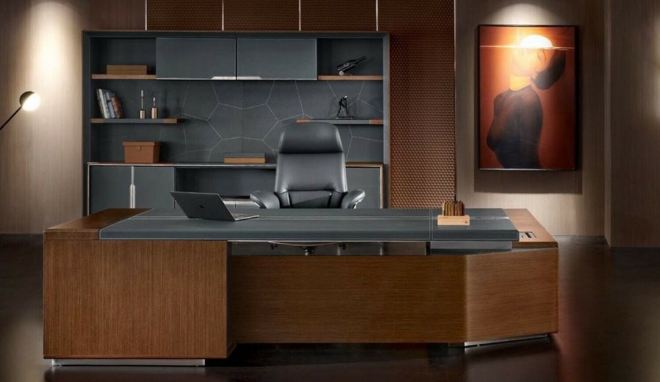 Jvmoebel Eckschreibtisch Eckschreibtisch Büro Chef Zimmer Möbel