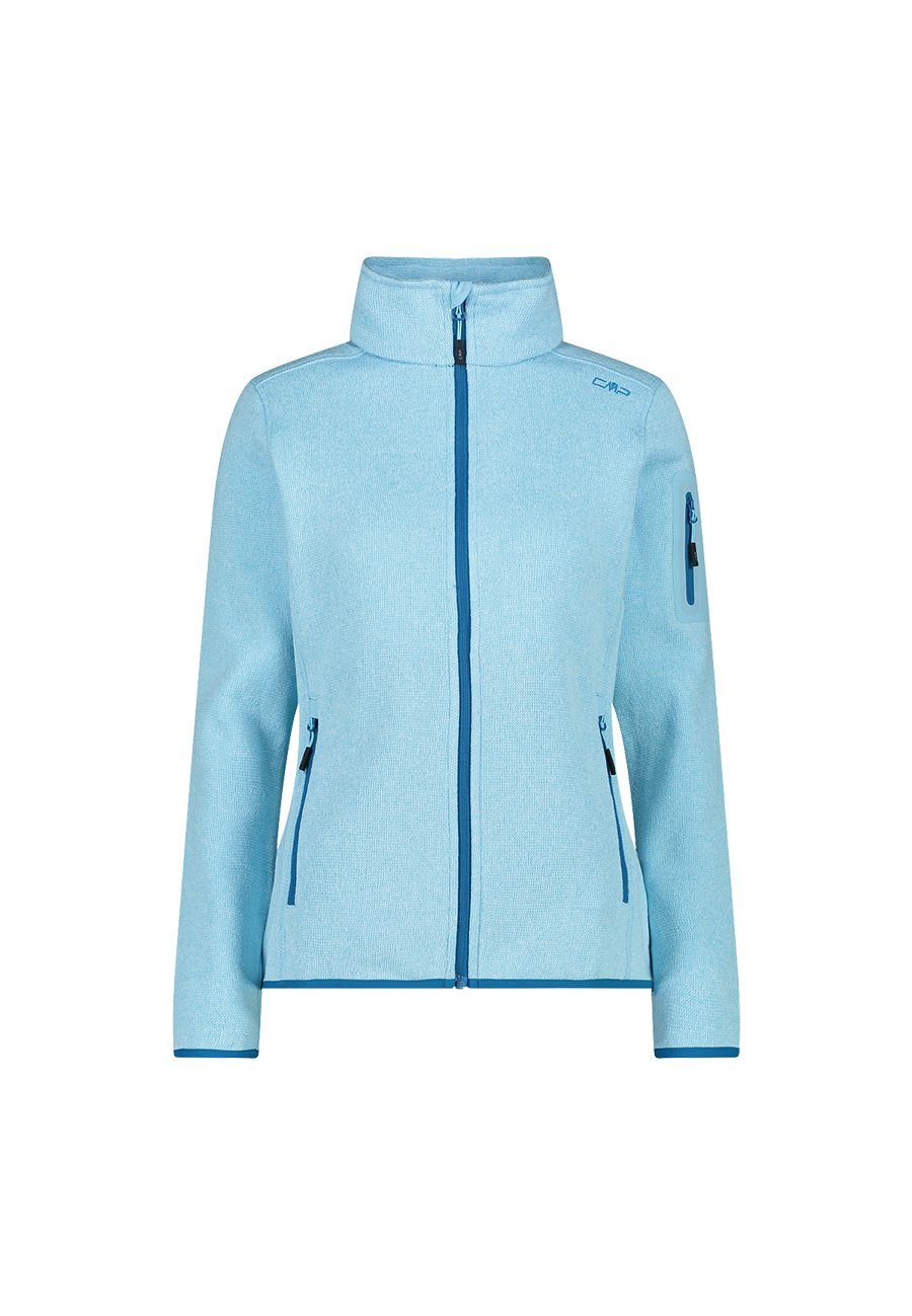 Cmp Strickfleecejacke Cmp Damen Strickfleecejacke Ohne Kapuze 3h14746 Tü