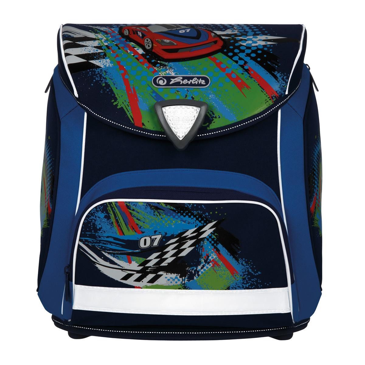 Herlitz Schulranzen Schulranzen Set "Rennwagen" / mit Sportbeutel ...