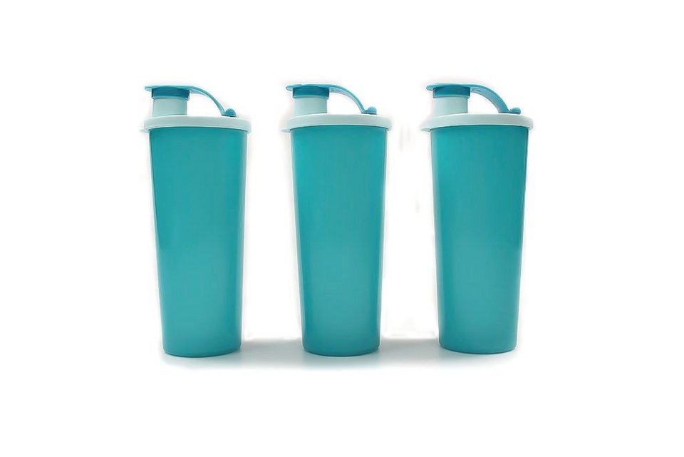 Tupperware Trinkflasche Eco 470 Ml 3 Türkis Trinkflasche Öko SpÜltuch