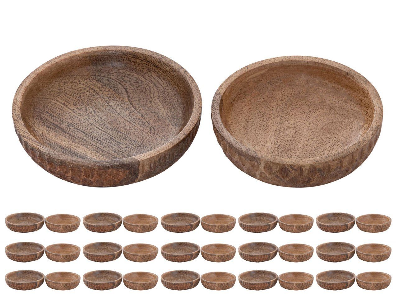 Soma Dekoschale Holzschale Masterbox 16x 2er Set ø1517cm Dekoschale