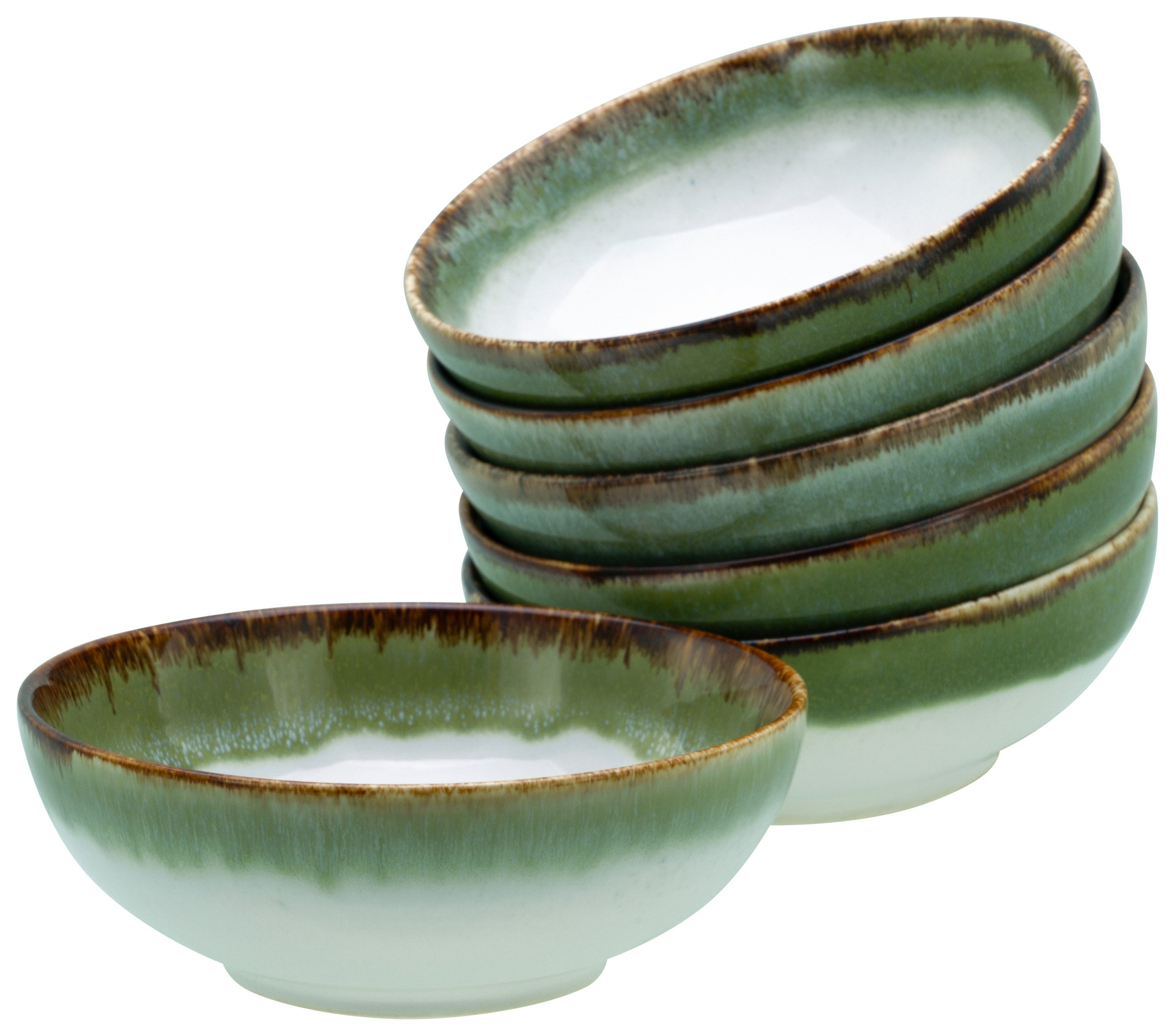 Creatable Schale Cascade Grün Smoothie Bowl Steinzeug Set 6 Tlg