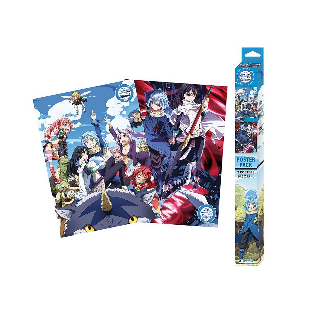 That Time I Got Reincarnated as a Slime Poster, Poster aus dem Slime Universum.