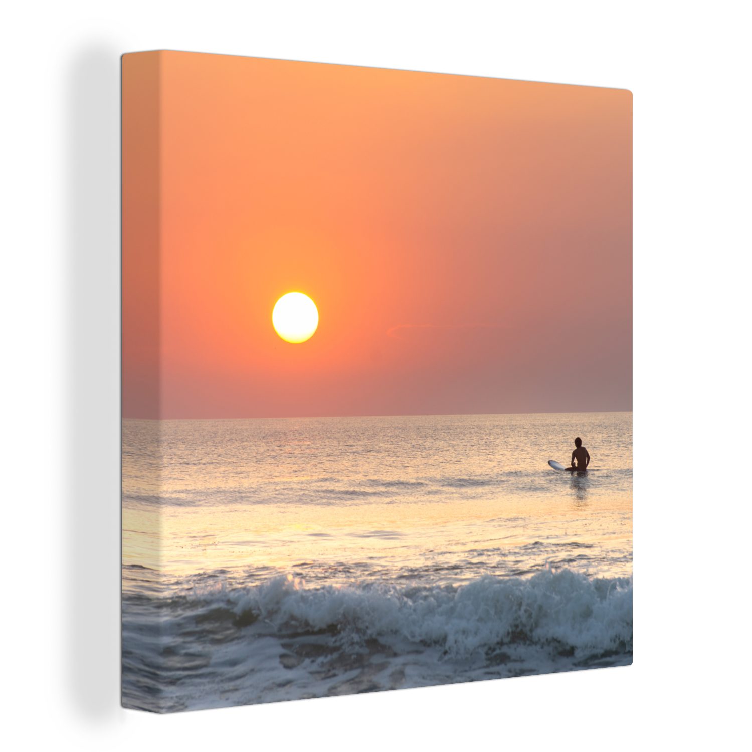 Onemillioncanvasses® Leinwandbild Meer Surfen Sonne 1 St Bild