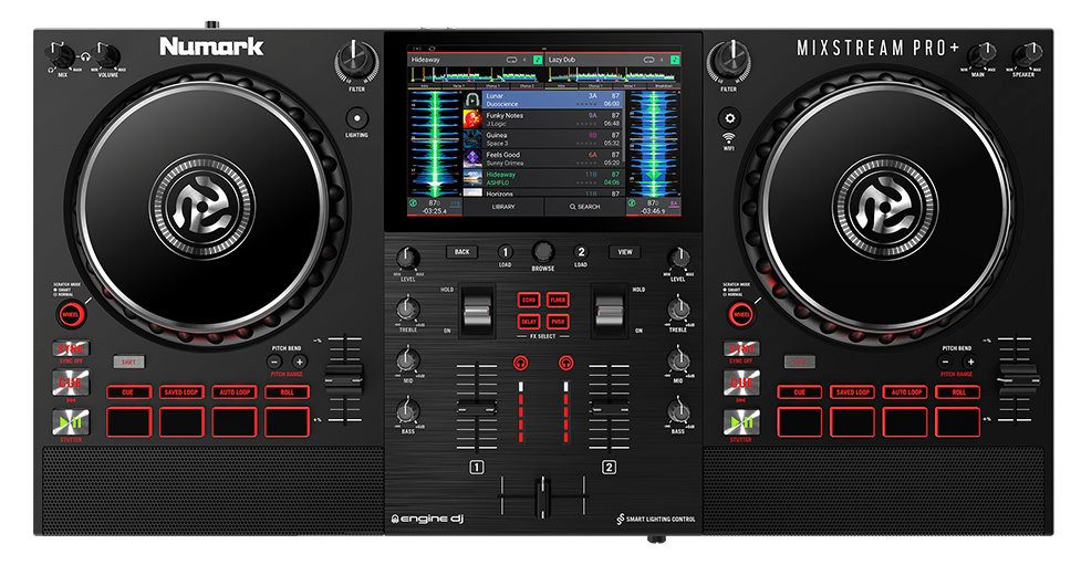 Numark DJ Controller Mixstream Pro+ Standalone DJ Console mit WIFI ...