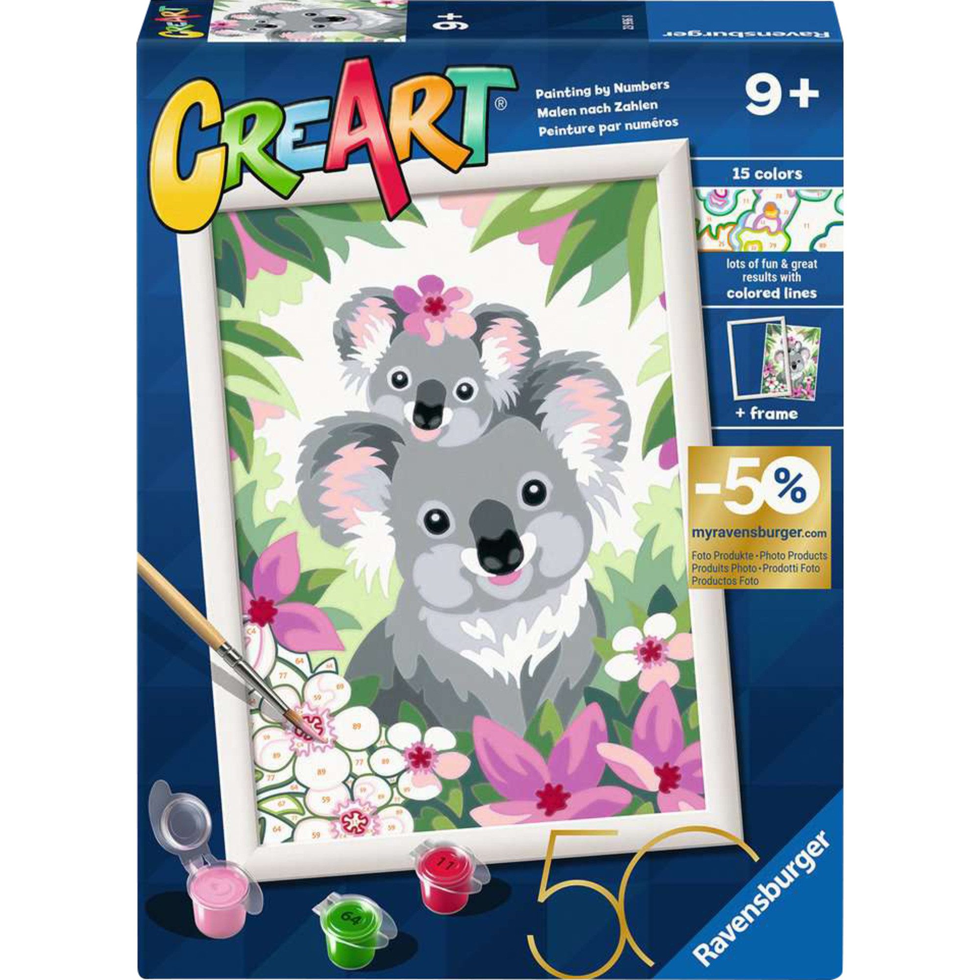 Ravensburger Malen nach Zahlen Ravensburger Malen nach Zahlen - Koala Cuties