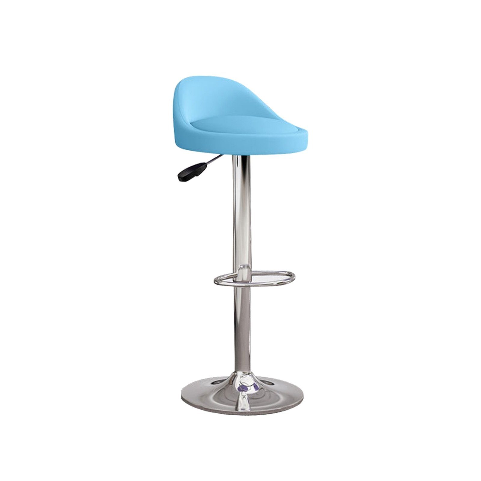 Hti Living Barhocker Höhenverstellbarer Barhocker Dillan Blau Stück 1