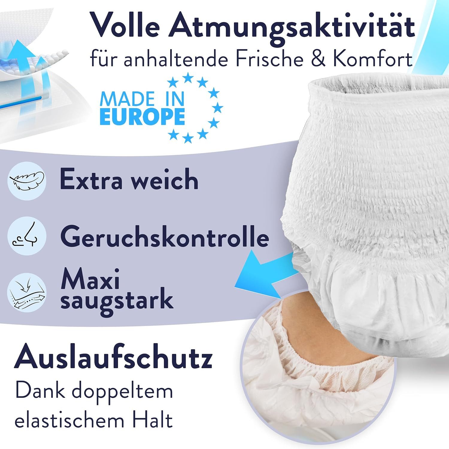 Harmony Care Windeln für Erwachsene - MAXI diskrete Windelhosen Pants ...