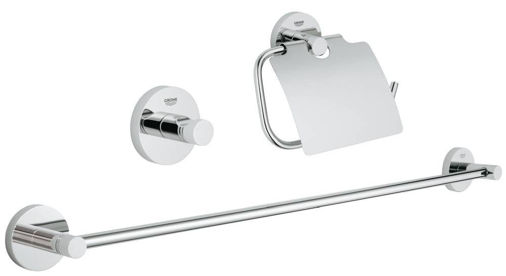 Grohe Badaccessoire Set Essentials 3 Bad Set In 1 Chrom Bestehend