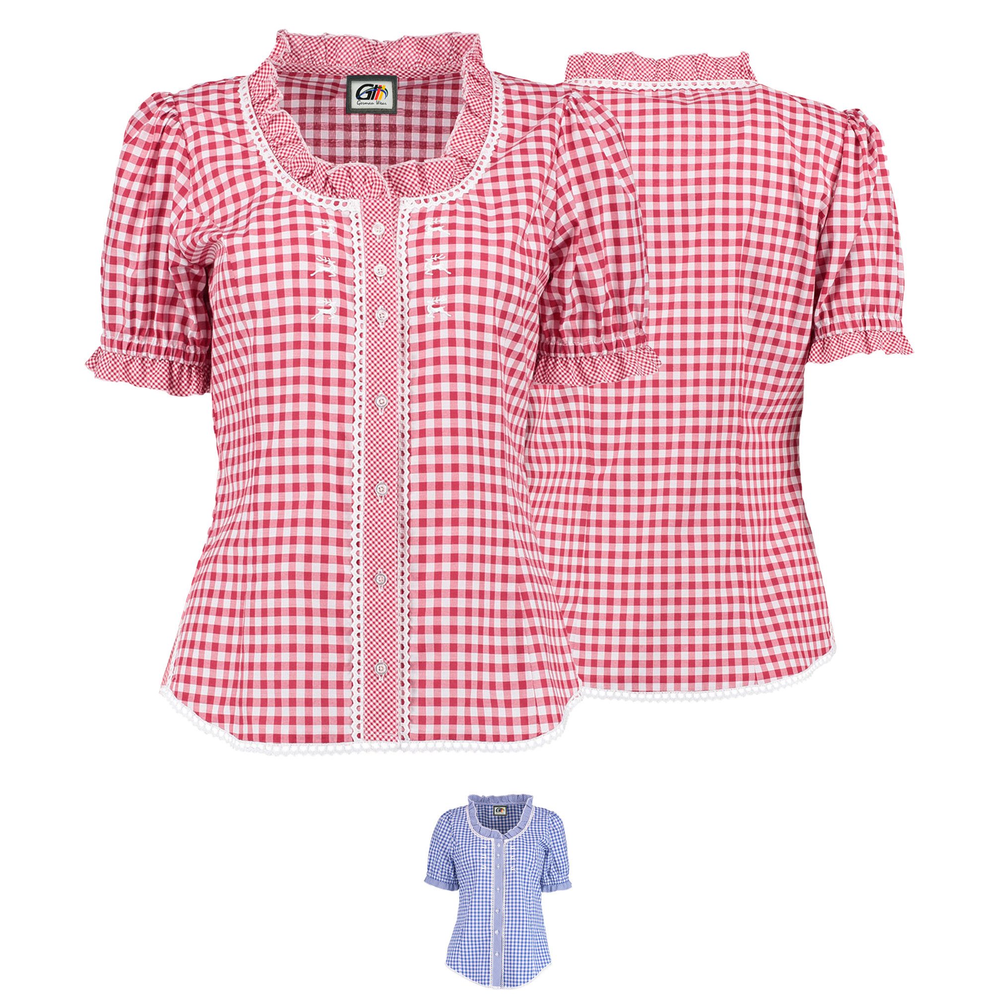 German Wear Carmenbluse OB35 Trachtenbluse Carmenbluse für trachten ...