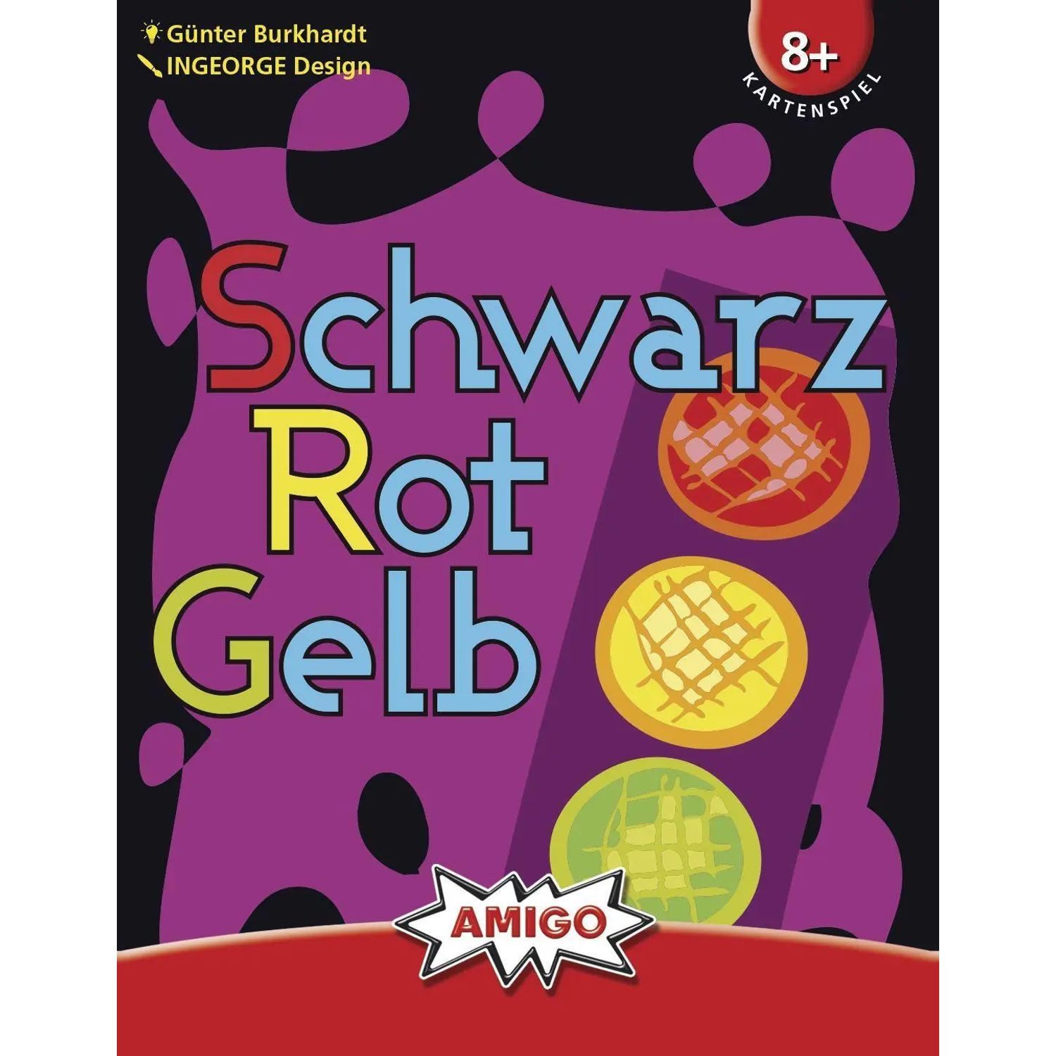 AMIGO Spiel Schwarz Rot Gelb Refresh, Game, Videospiel