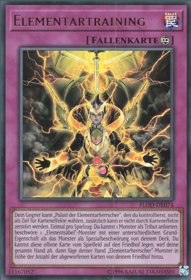 Recollectibles Sammelkarte Yugioh Karte Elementartraining Deutsch Yu