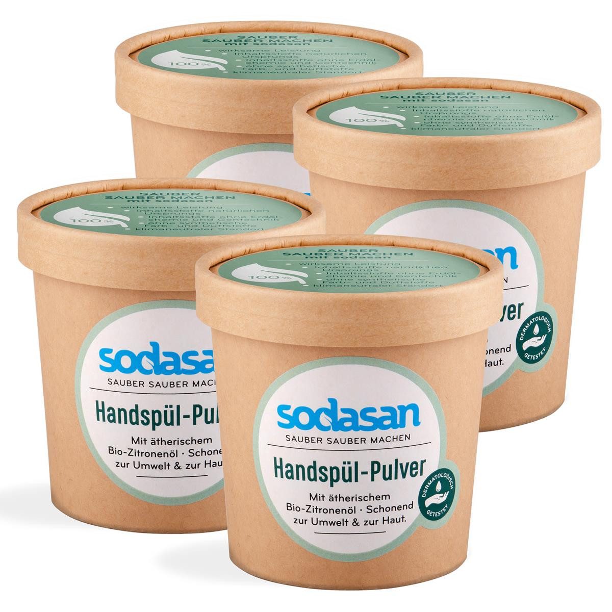 Sodasan Sodasan Handspül-Pulver 0,25kg (4er Pack) Geschirrspülmittel