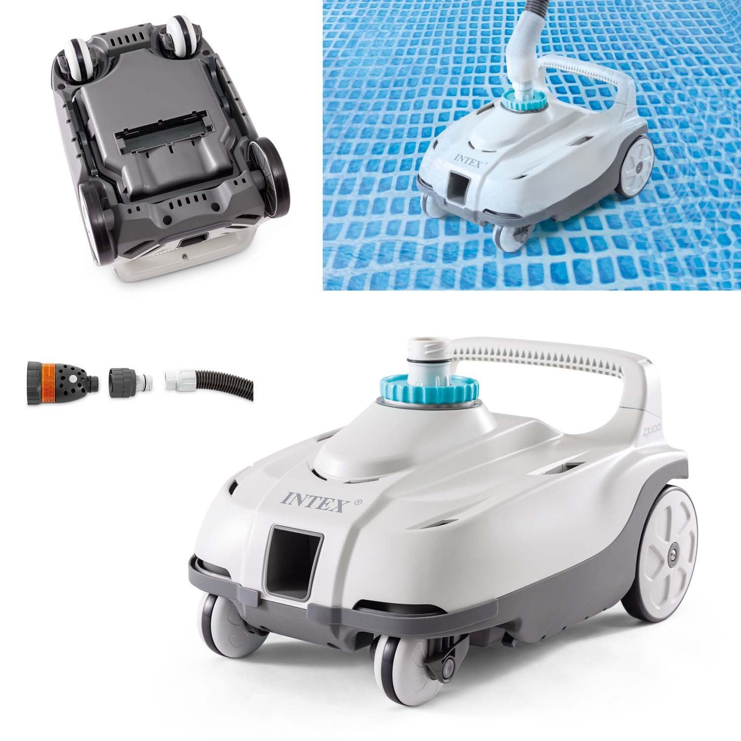 Intex Poolbodensauger Pool Cleaner ZX100, Reinigung von Boden, Wänden ...