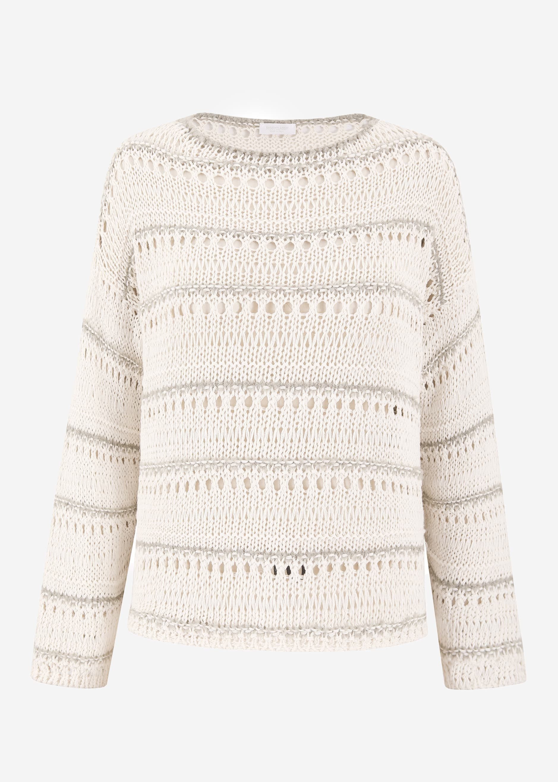 SASSYCLASSY Strickpullover Oversize Pullover Lässiger Strickpullover ...