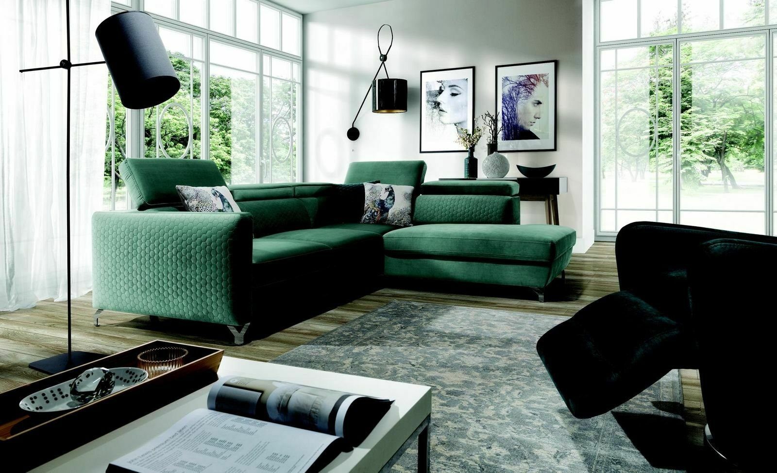 Jvmoebel Ecksofa Moderne Ecksofa Couch Polster Garnitur Wohnlandschaft