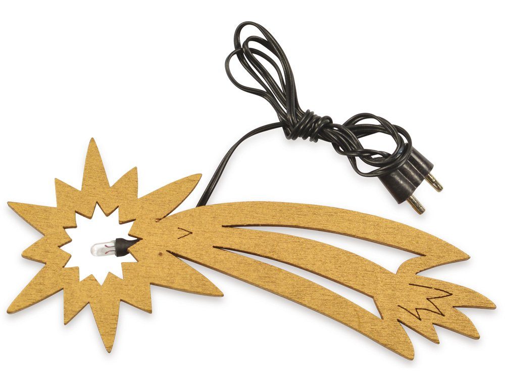 Riffelmacher And Weinberger Krippen Zubehör Led Komet Aus Holz 12cm Mit 4