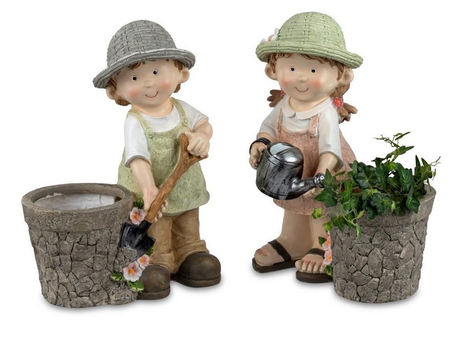 Formano Dekofigur Mehrfarbig L28cm B15cm H37cm Kunststein