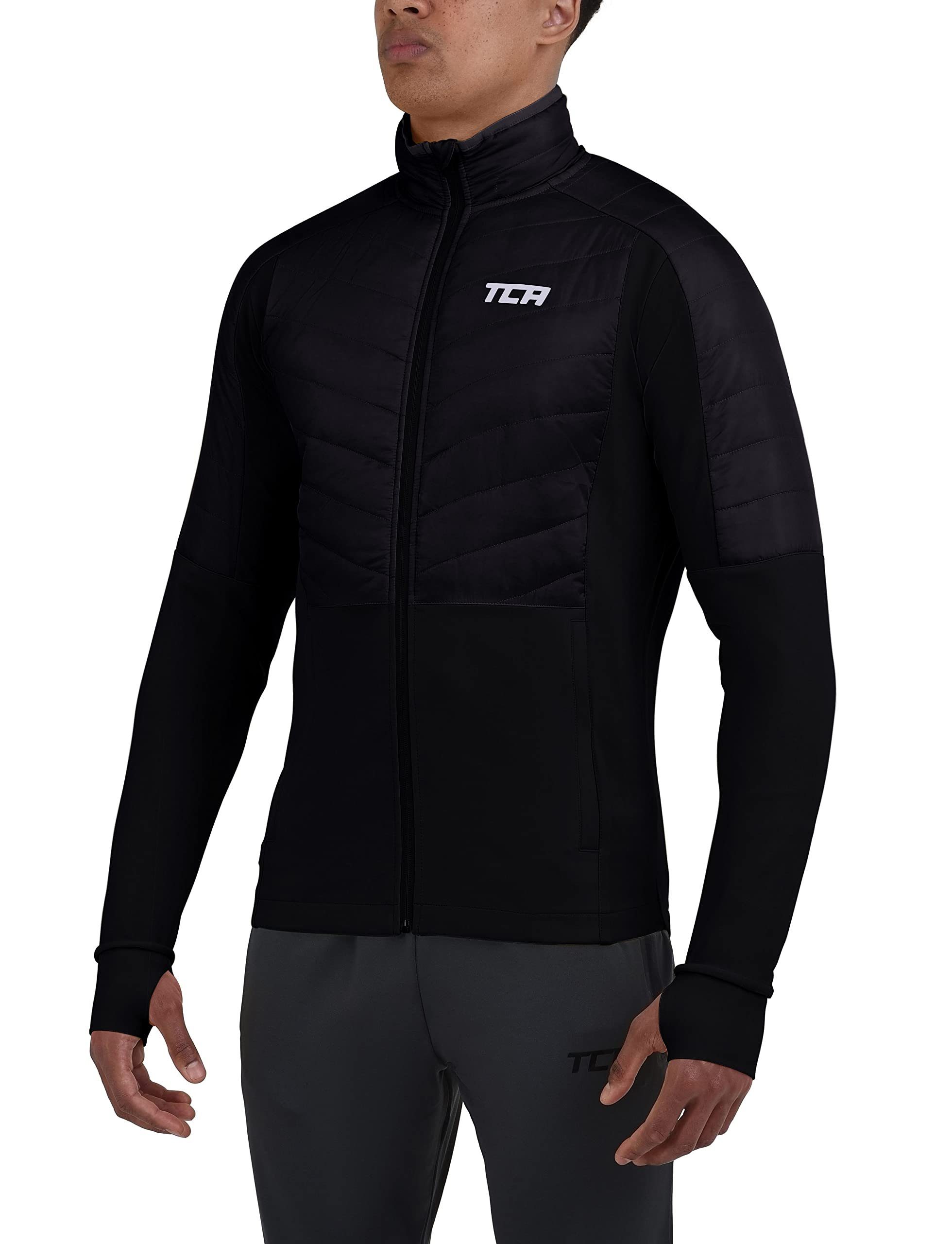 Tca Trainingspullover Tca Herren Excel Runner Laufjacke Schwarz Xl