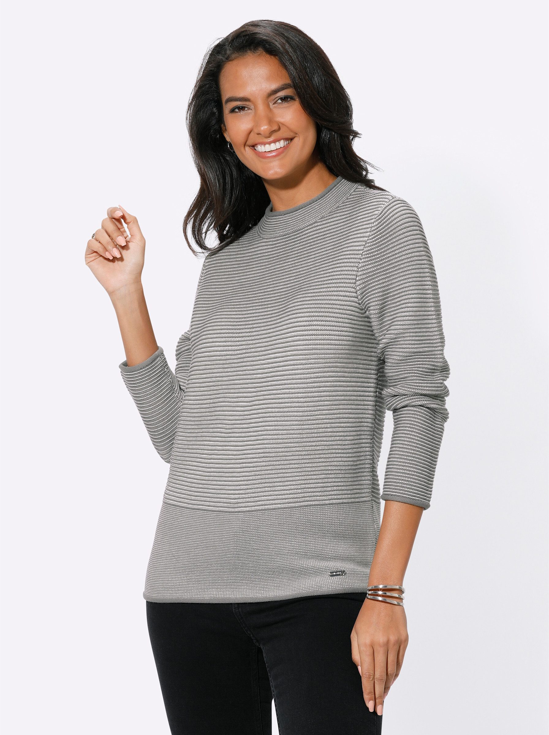Witt Strickpullover Pullover, Attraktiver Linksstrick