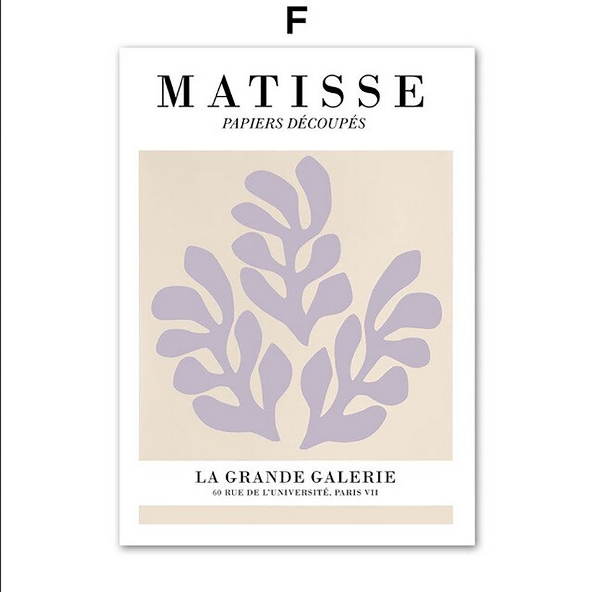 TPFLiving Kunstdruck (OHNE RAHMEN) Poster - Leinwand - Wandbild, Henri Matisse - Abstrakte ...