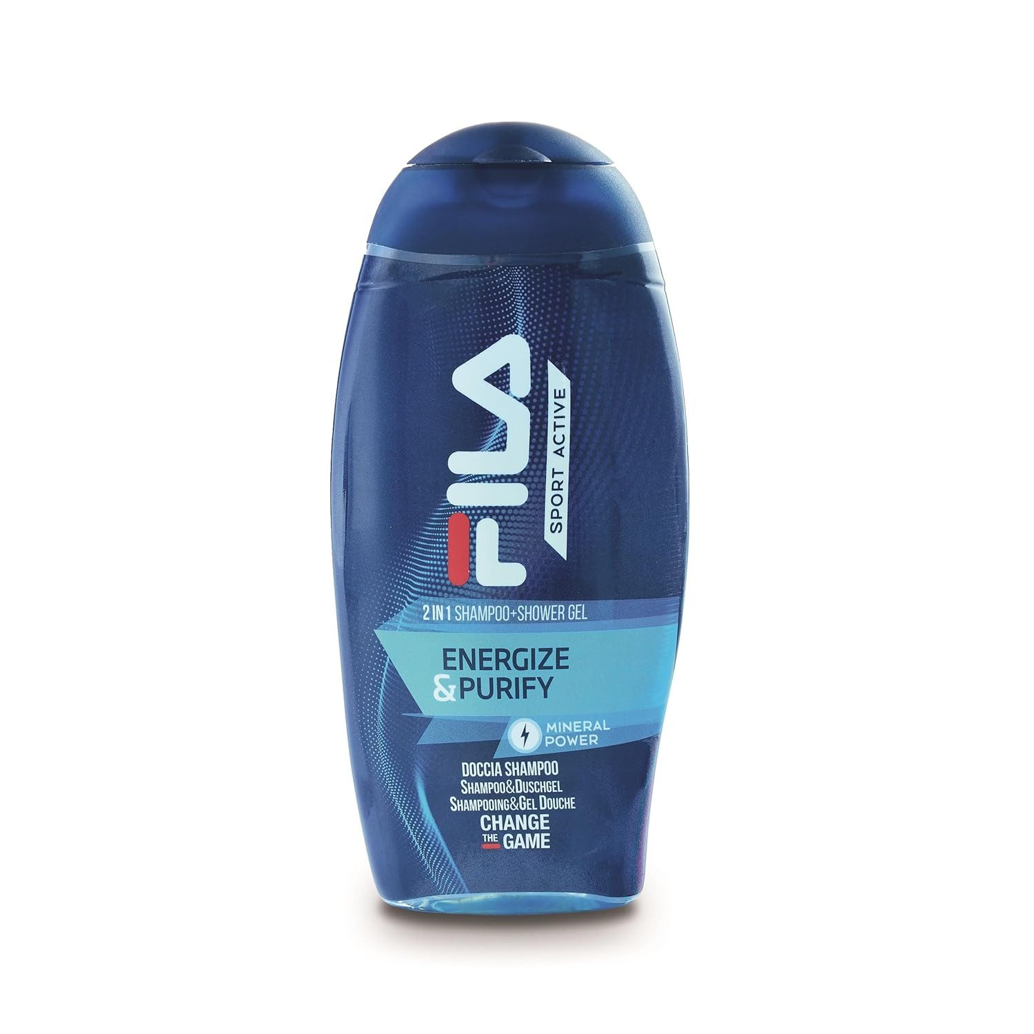 Fila Duschgel Fila® Energize & Purify Man, Shampoo Shower Gel 250 ml, Duschlotion
