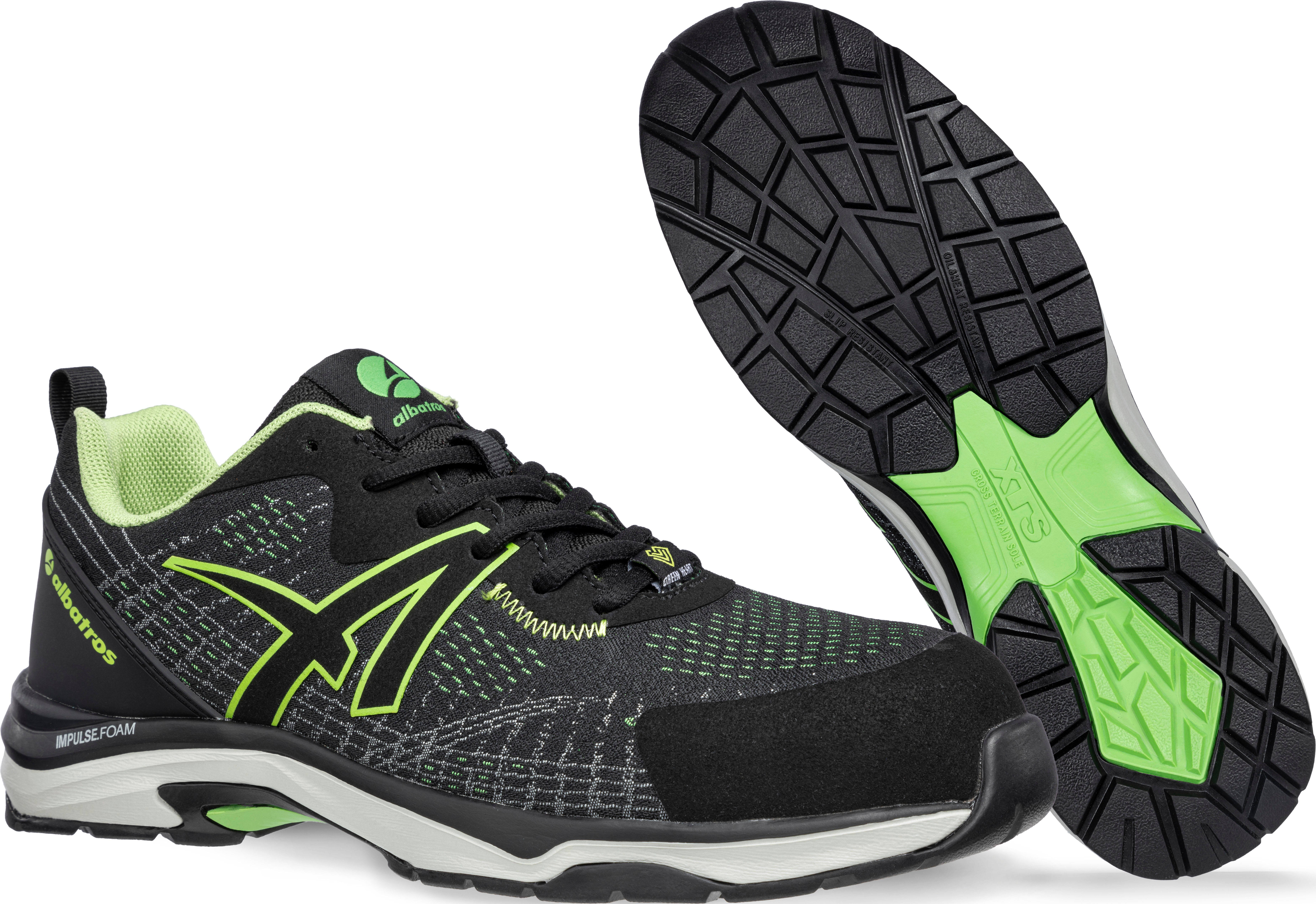 Albatros SPLENDID GREEN GH LOW S1P ESD HRO SRC Sicherheitsschuh