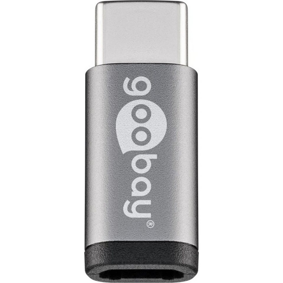 Goobay USB 2.0 Adapter, USB-C Stecker > Micro-USB Buchse Adapter Goobay USB 2.0 Adapter, USB-C Stecker > Micro-USB Buchse Adapter