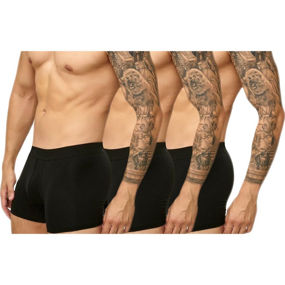 Texemp Boxershorts 3er 6er Pack Boxershorts Retro Shorts Baumwolle