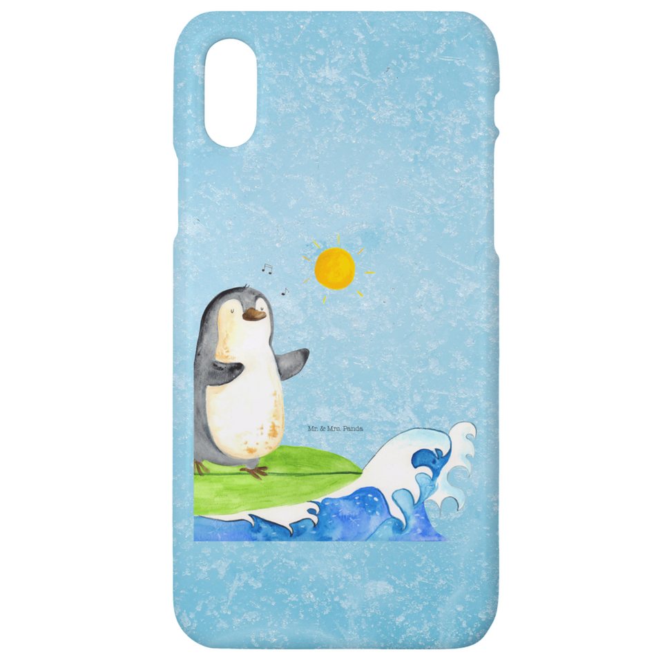 Mr. & Mrs. Panda Handyhülle Pinguin Surfer - Eisblau - Geschenk, Iphone ... Mr. & Mrs. Panda Handyhülle Pinguin Surfer - Eisblau - Geschenk, Iphone ...