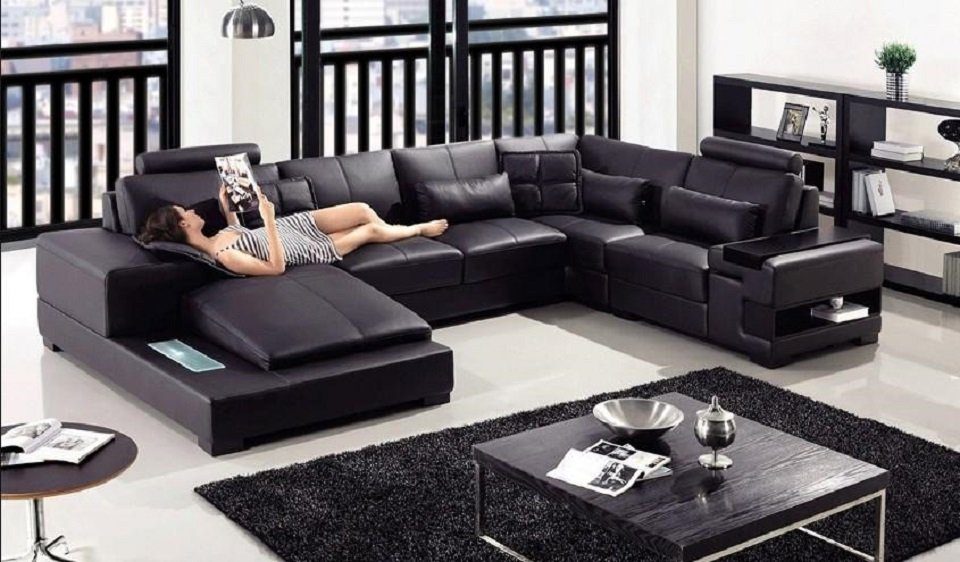 Jvmoebel Ecksofa Sofa Wohnlandschaft U Form Ecksofa Couch Polster