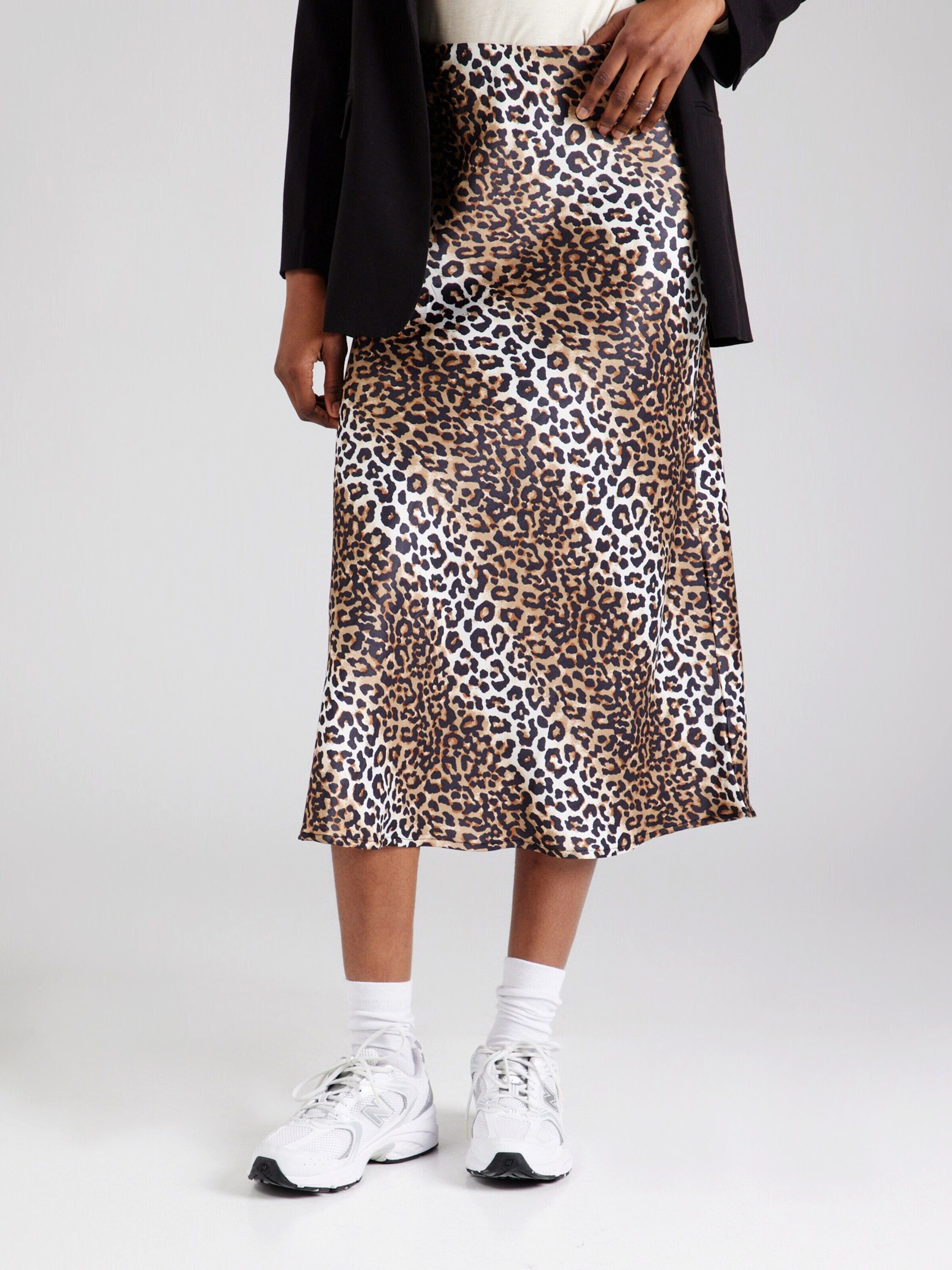 ONLY A-Linien-Rock ONLJANE (1-tlg) Plain/ohne Details, Abgesteppter Saum/Kante