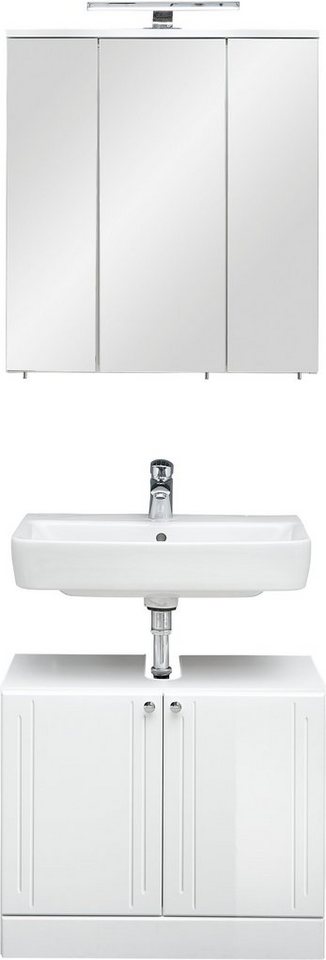 Saphir Badmöbel Set Quickset 955 2 Teilig Waschbeckenunterschrank