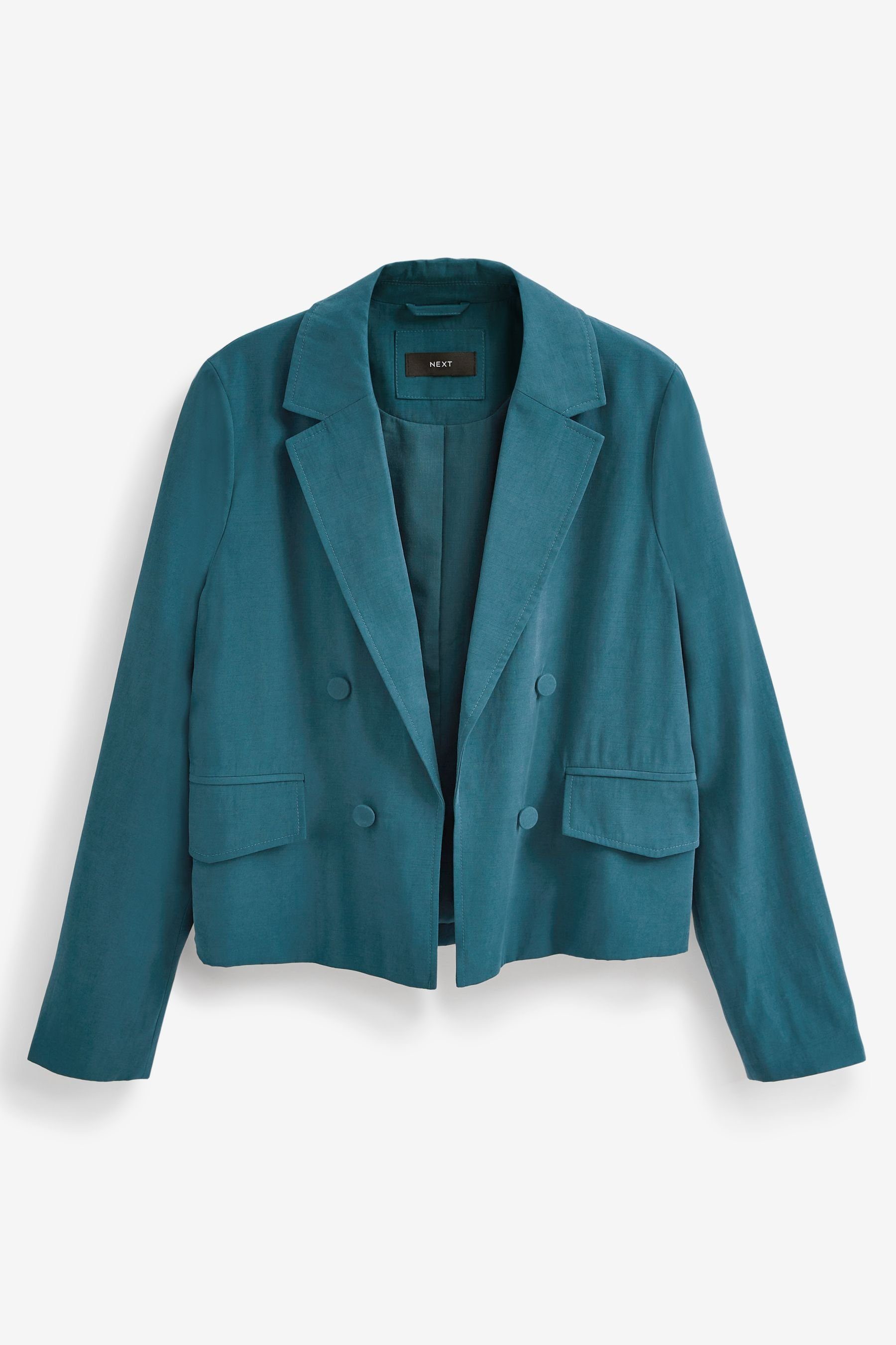 Next Jackenblazer Zweireihiger Verkürzter Relaxed Fit Blazer 1 Tlg