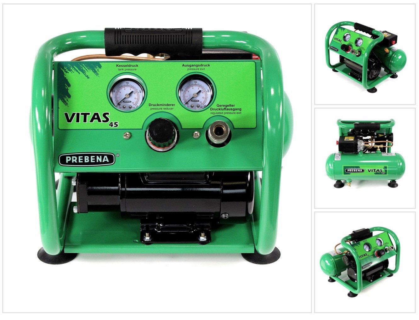 Prebena Kompressor Kolben Kompressor VITAS 45 ölfrei 10 bar