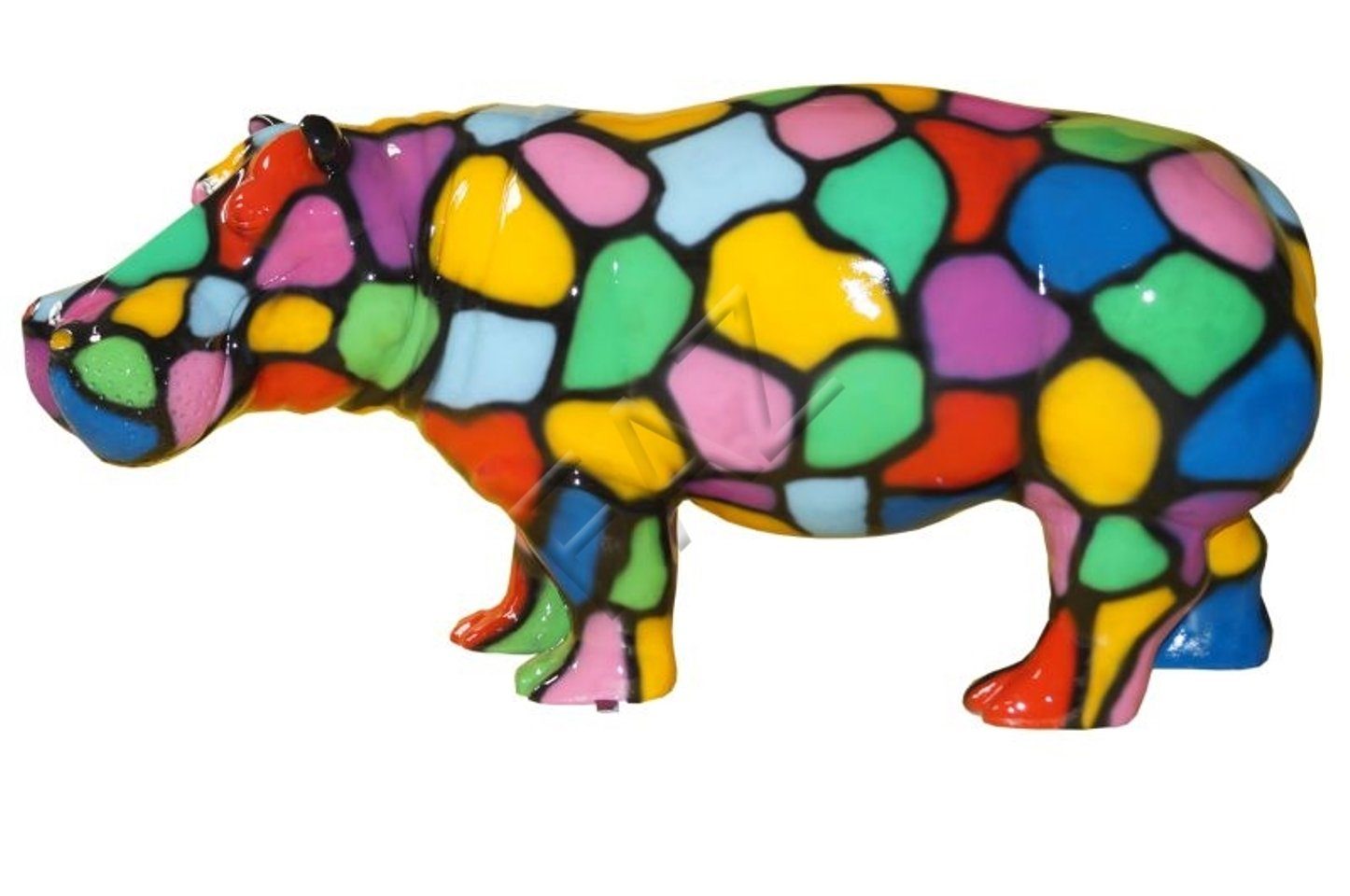 Jvmoebel Dekoobjekt Design Nilpferd Figur Statue Skulptur Figuren