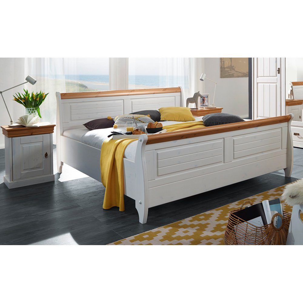 Lomadox Schlafzimmer Set Savona 69 Spar Set 3 St Kiefer Massiv