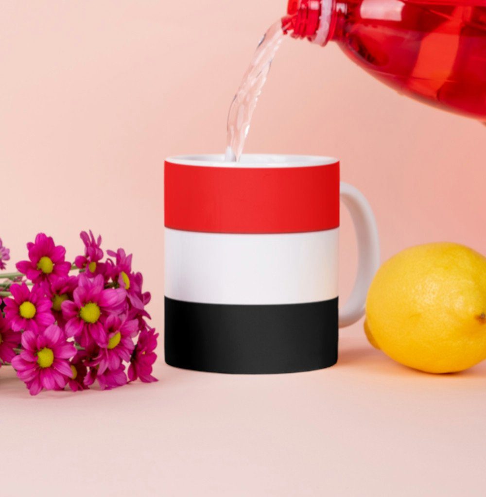 Tinisu Tasse Jemen Kaffeetasse Flagge Pot Kaffee Tasse Yem Becher Coffeecup