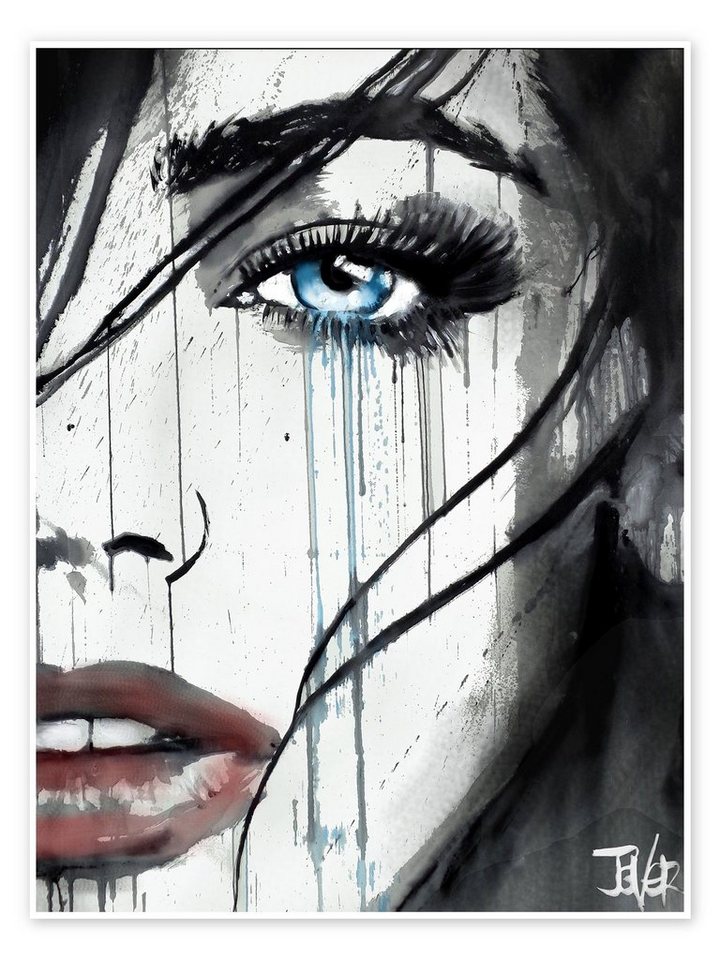 Posterlounge Poster Loui Jover Augen Wie Ein Sturm Illustration