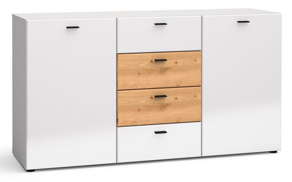 Domando Sideboard Sideboard Fiesole In Weiß Und Artisan Eiche 0 St