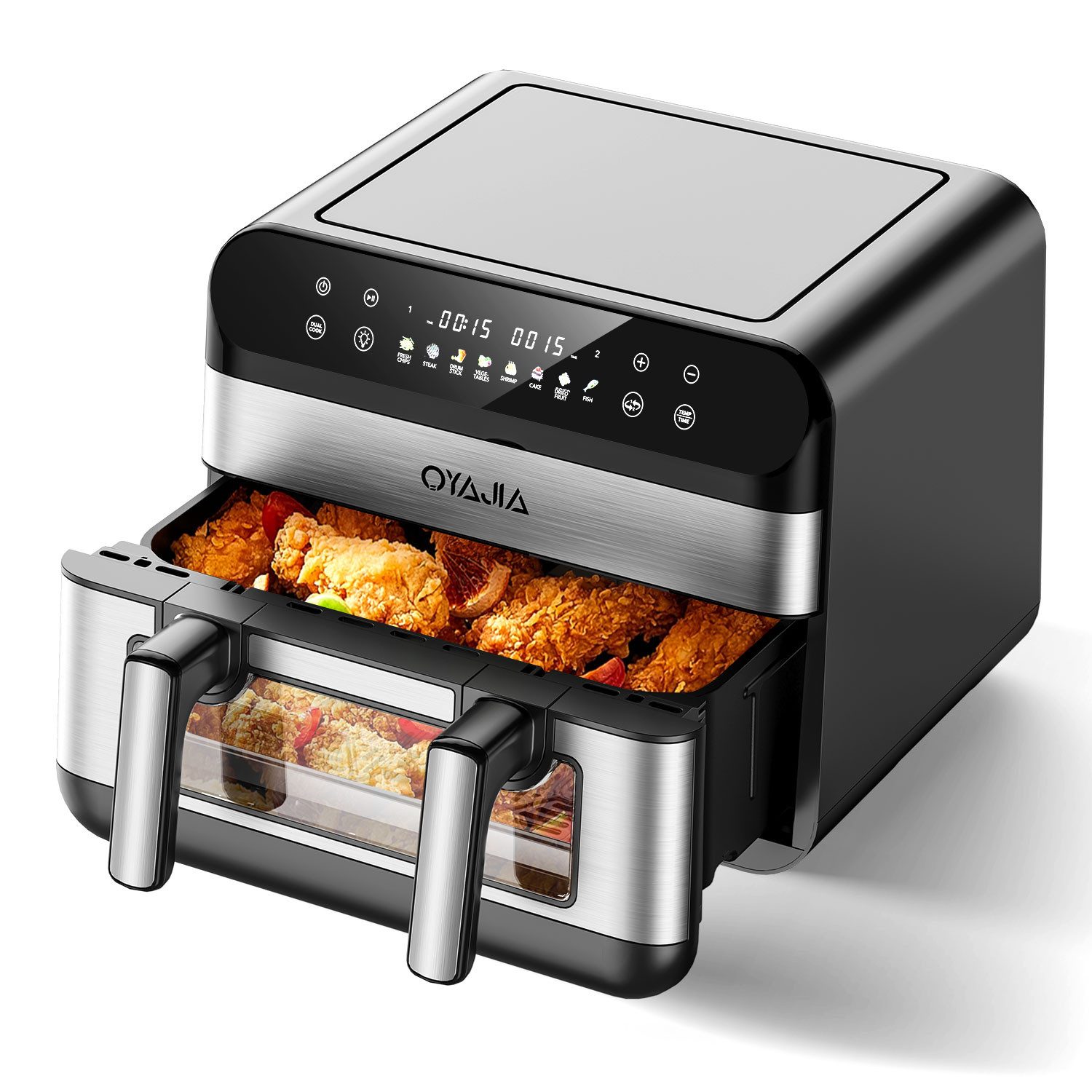Lovonlive Heißluftfritteuse Heißluftfritteuse Ra920dsv Fritteuse Dual