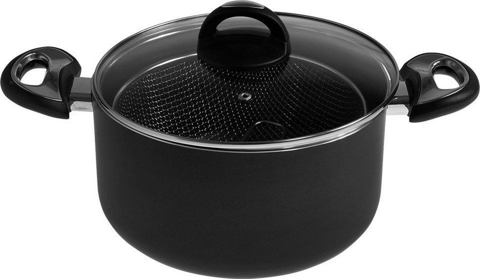 Bavary Topf Set Frittiertopf Fritteuse Pommes Topf Mit Korb Ø24 Emaille